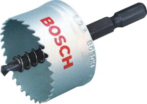 bosch bmh-022bat bimetal hole saw (hexagonal shank) 0.9 inch (22 mm) diameter