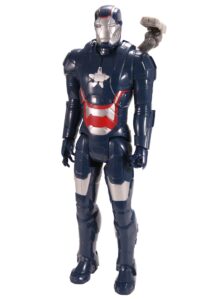 marvel iron man 3 titan hero series avengers initiative movie series iron patriot action figure, 12-inch