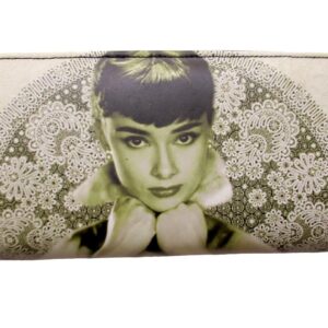 Audrey Hepburn Rare Filigree Money ID Coin Bill Holder Travel Wallet