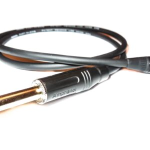 L6C-S Premium Replacement Cable for Line 6 Relay G50, G55, G90, AKG, & Shure Wireless Systems - Gold Straight