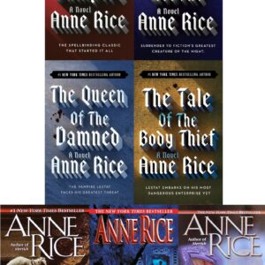 Anne Rice 7 Book Set "Interview with the Vampire", "The Vampire Lestat", "Queen of the Damned", "The Tale of the Body Thief", "Memnoch the Devil", "The Vampire Armand" and "Merrick" (Vampire Chronicles)