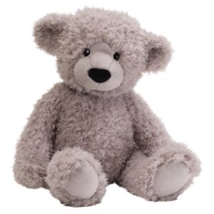 gund dijon grey teddy bear 17 inch plush furry stuffed animal