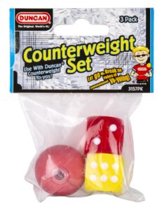 duncan toys 3 yo-yo counterweight set, yo-yo accessory [3-pack]