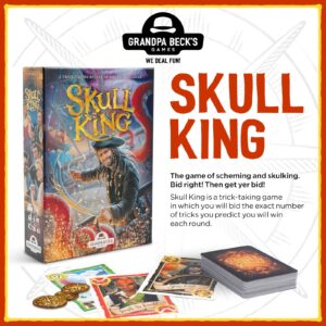 Grandpa Beck's Games Skull King - The Ultimate Pirate Trick Taking Card Game | from The Creators of Cover Your Assets | 2-8 Players Ages 8+