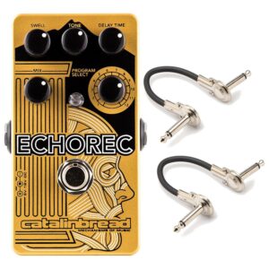 catalinbread echorec multi-tap echo pedal w/ 3 free cables