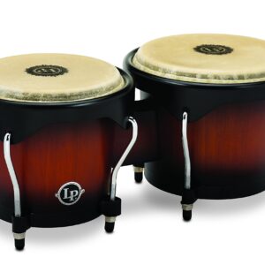 Latin Percussion LP601NY-VSB LP City Wood Bongos - Vintage Sunburst