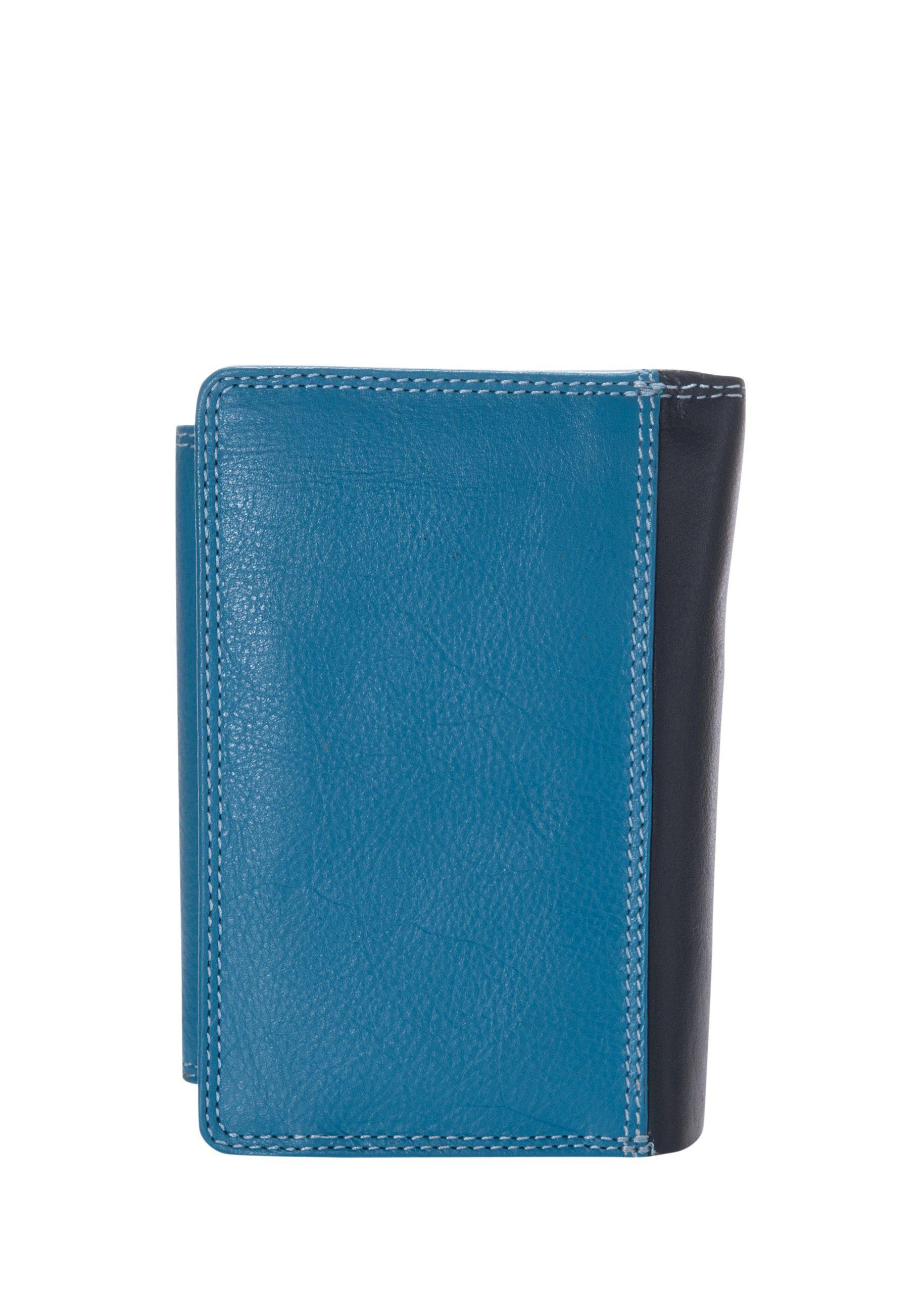 Visconti RB98 Multi Colored Soft Leather Ladies/Girls Compact Bifold Wallet & Purse (Blue)