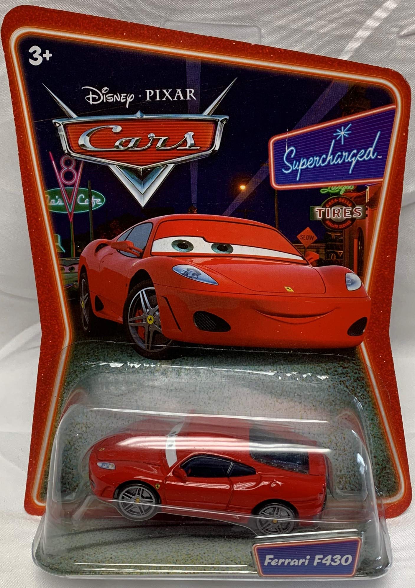 Ferrari F430 Michael Schumacher Disney Pixar Supercharged Edition 1:55 Scale