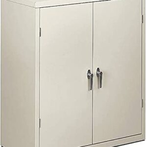 HON SC1842Q Assembled Storage Cabinet, 36w x 18-1/4d x 41-3/4h, Light Gray