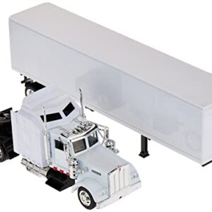 New-Ray Kenworth W900 Plain White Unmarked 1/43 15843