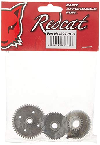 Redcat Racing RCT-H106 Steel Gear Set with 10T Pinion, 4 Gears (1-Set Needed for Each Axle)