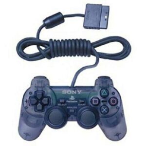 ps2 controller wired dualshock2 smoke grey (sony)