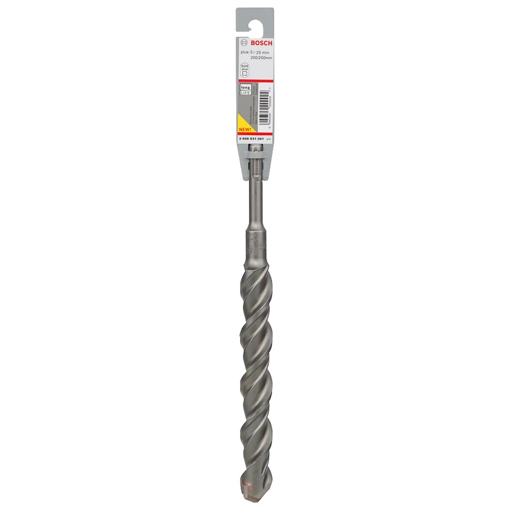 Bosch 2608831061 25x200x250mm Hammer Drill Bit SDS Plus, 3"