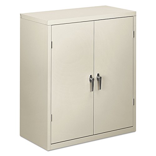 HON SC1842Q Assembled Storage Cabinet, 36w x 18-1/4d x 41-3/4h, Light Gray