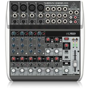 behringer, 12 mixer-powered, black (q1202usb)