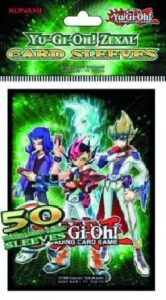 konami official card supplies yugioh zexal card sleeves yuma, astral, reginald & kite [50 count]