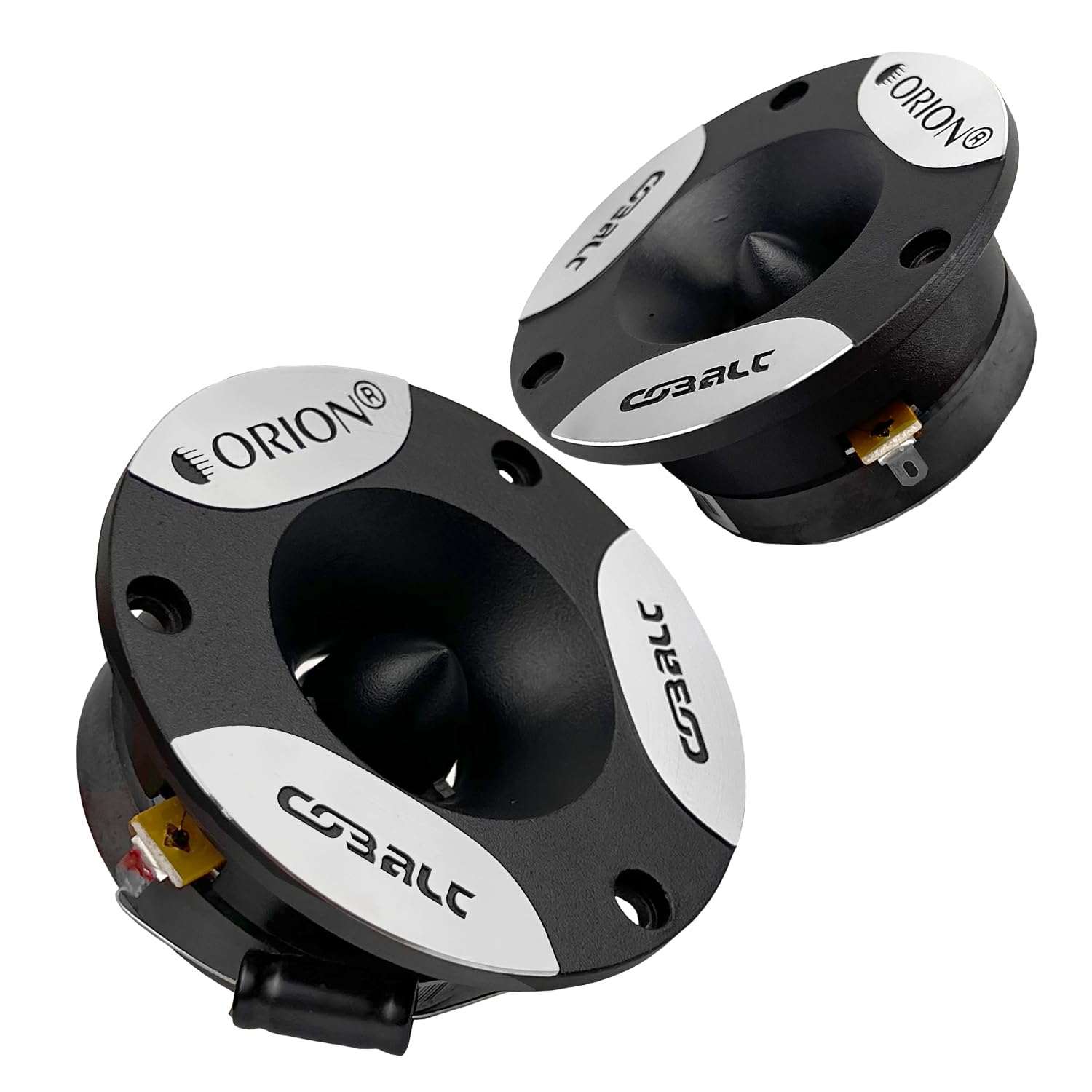 ORION Cobalt Series CTW101 3.75” Super Bullet Tweeter | Aluminum Diaphragm, 1” Voice Coil, 50W RMS, 200W Max, Built-in Crossover - Pro Car Audio Sound System Tweeter (Pair)