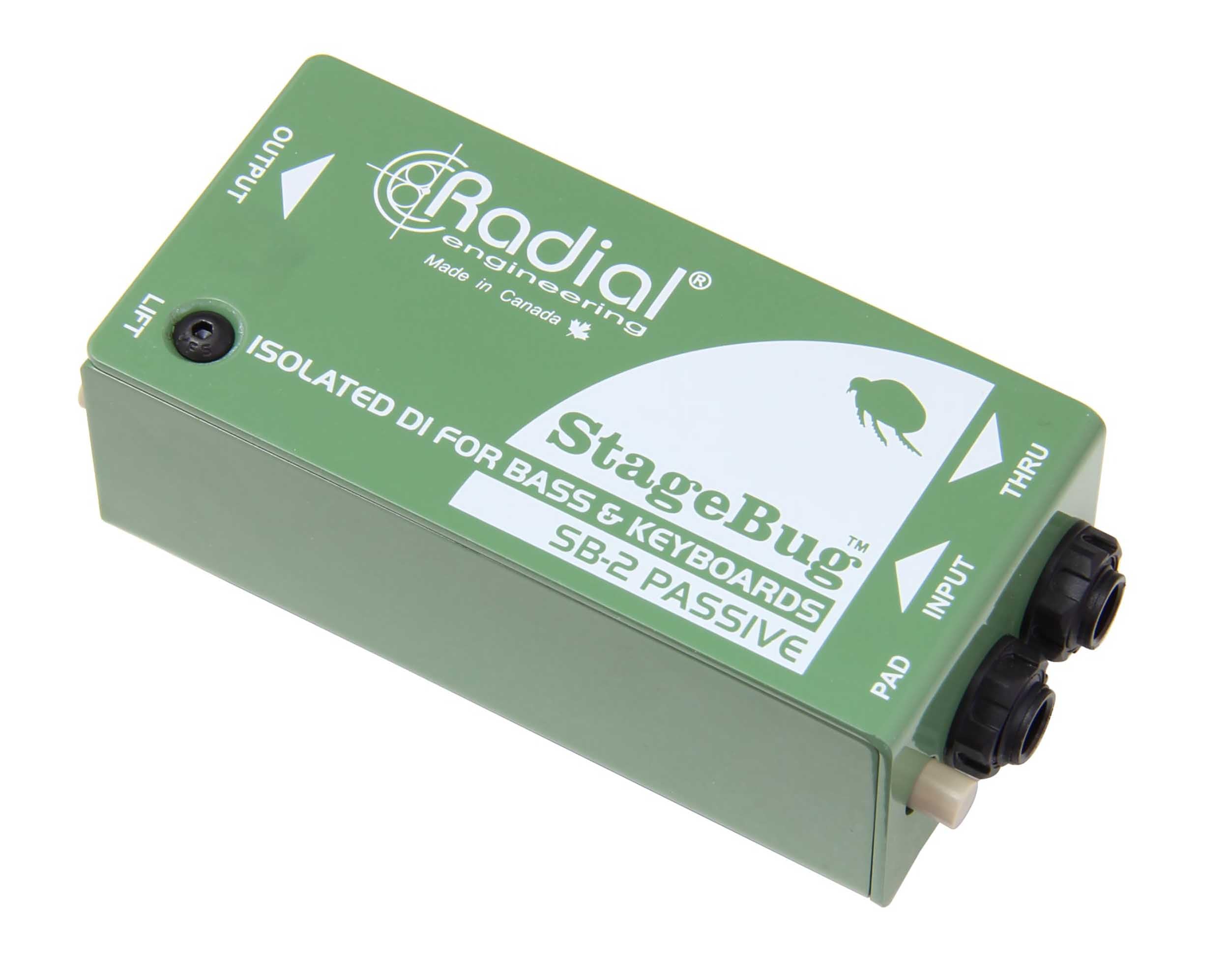 Radial StageBug SB-2 1-Channel Passive Instrument Direct Box