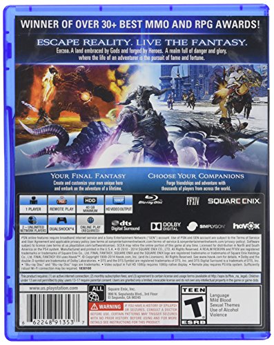 Final Fantasy XIV: A REALM REBORN - PlayStation 4