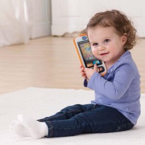 VTech Touch and Swipe Baby Phone, Orange