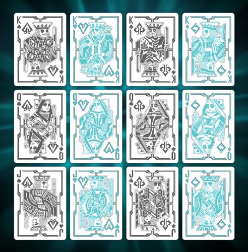 Bicycle Grid 2 Blue Playing Cards Poker Deck