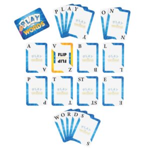 Play On Words Card Game - Extra-Creative Word Making Fun for All Ages - A Parents' Choice Award Winner - Family/Kid-Friendly Word Game