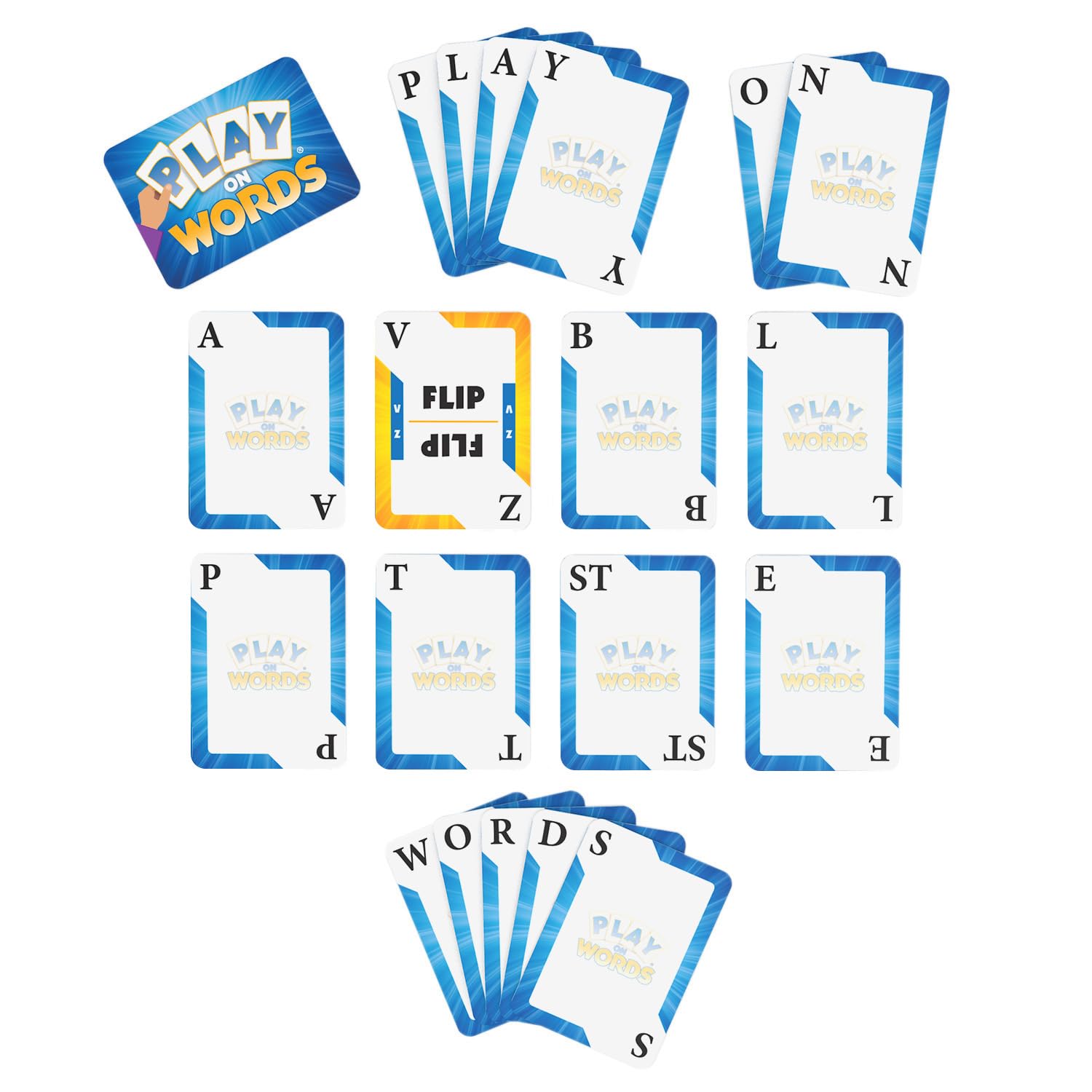 Play On Words Card Game - Extra-Creative Word Making Fun for All Ages - A Parents' Choice Award Winner - Family/Kid-Friendly Word Game