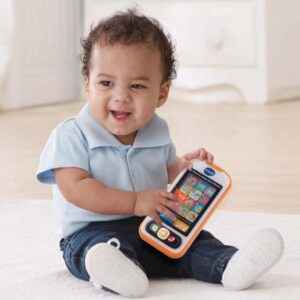 VTech Touch and Swipe Baby Phone, Orange