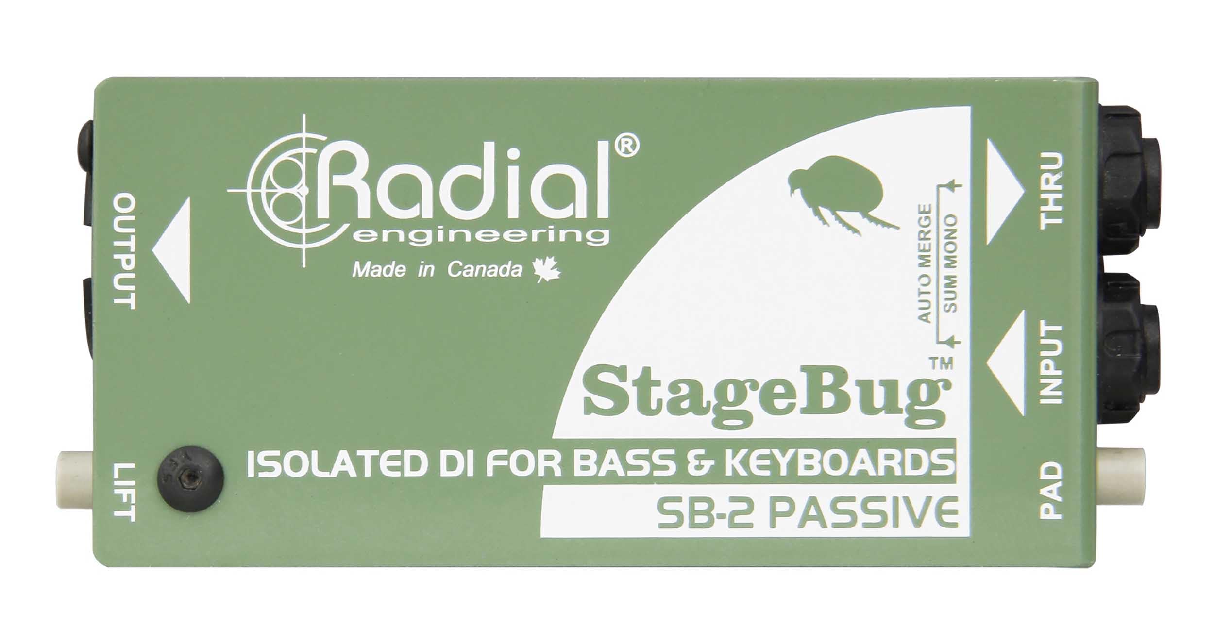 Radial StageBug SB-2 1-Channel Passive Instrument Direct Box