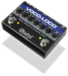 radial voco loco microphone effects loop switcher for guitar effects