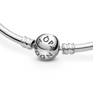 PANDORA Sterling Silver Bangle Bracelet, 8.3 IN