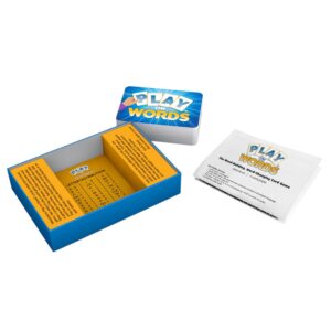 Play On Words Card Game - Extra-Creative Word Making Fun for All Ages - A Parents' Choice Award Winner - Family/Kid-Friendly Word Game