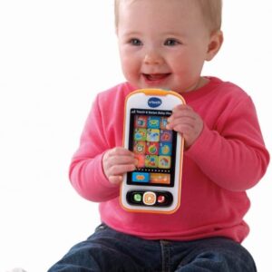 VTech Touch and Swipe Baby Phone, Orange