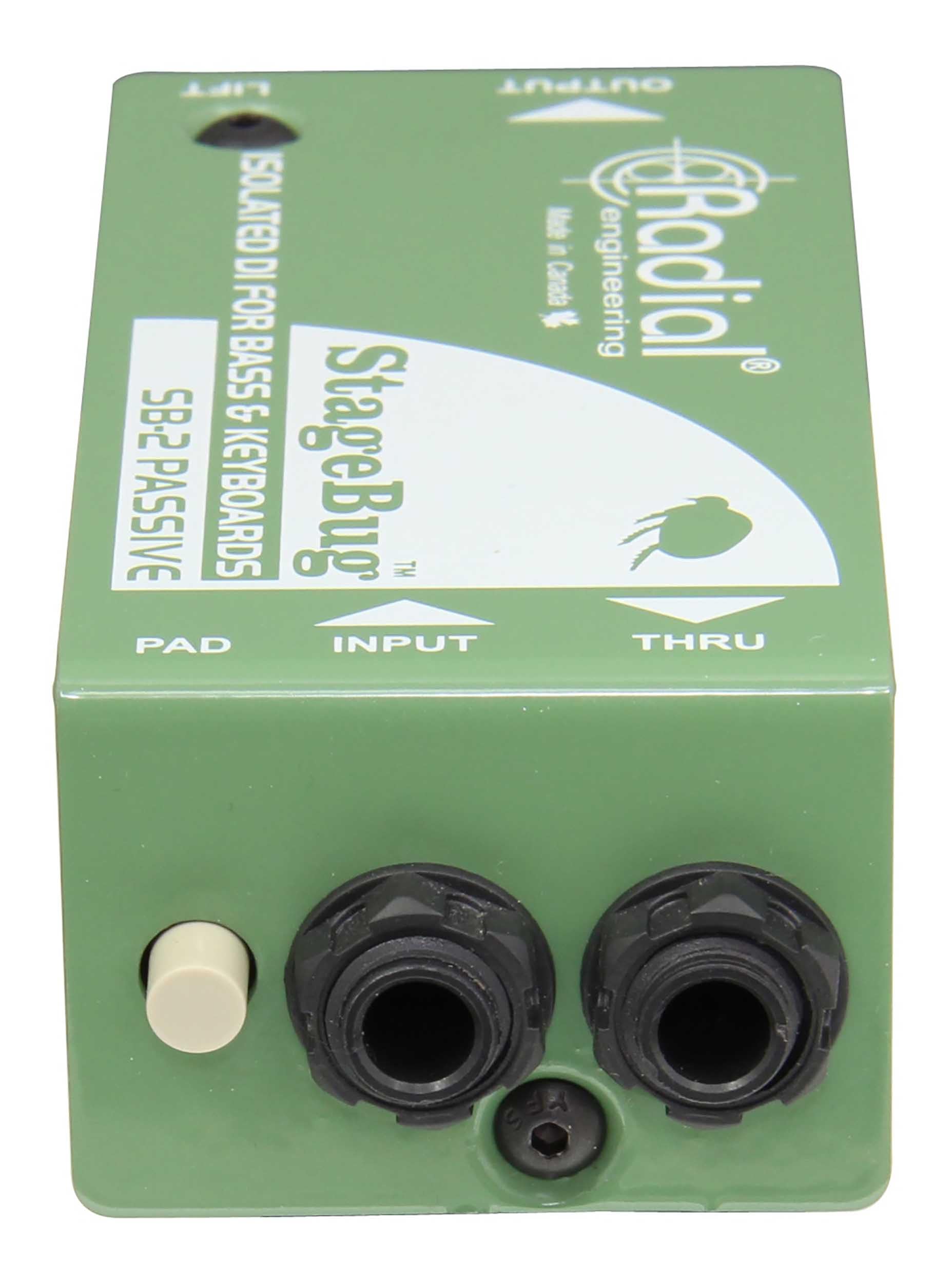 Radial StageBug SB-2 1-Channel Passive Instrument Direct Box