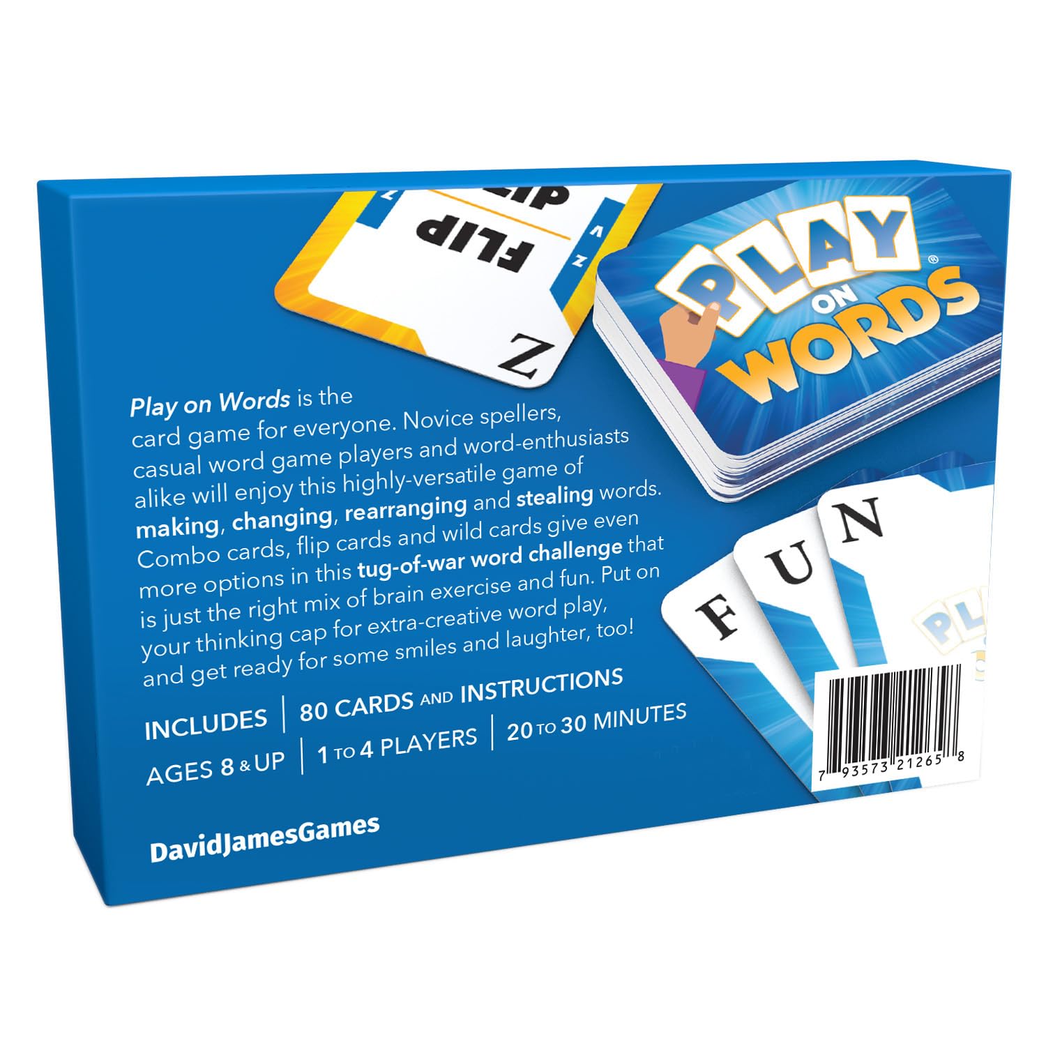 Play On Words Card Game - Extra-Creative Word Making Fun for All Ages - A Parents' Choice Award Winner - Family/Kid-Friendly Word Game