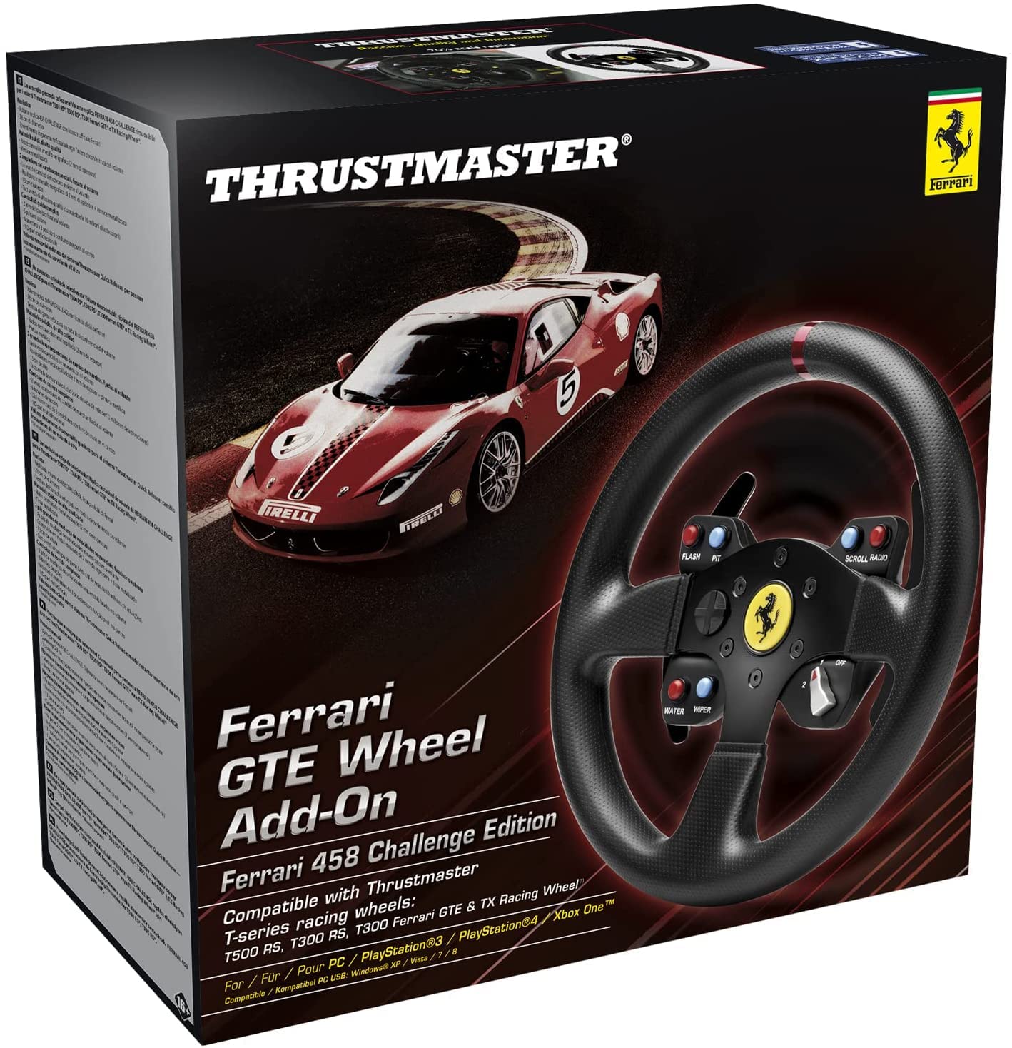 Thrustmaster Ferrari GTE Wheel Add-On Ferrari 458 Challenge Edition