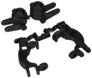 rpm caster blocks and steering blocks for traxxas slash 4x4, stampede 4x4, and rally, black