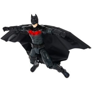 DC Comics, Batman 30cm Wingsuit Action Figure with Lights and Phrases, Expanding Wings, The Batman Movie Collectible Kids Toys for Boys and Girls Ages 3 and up