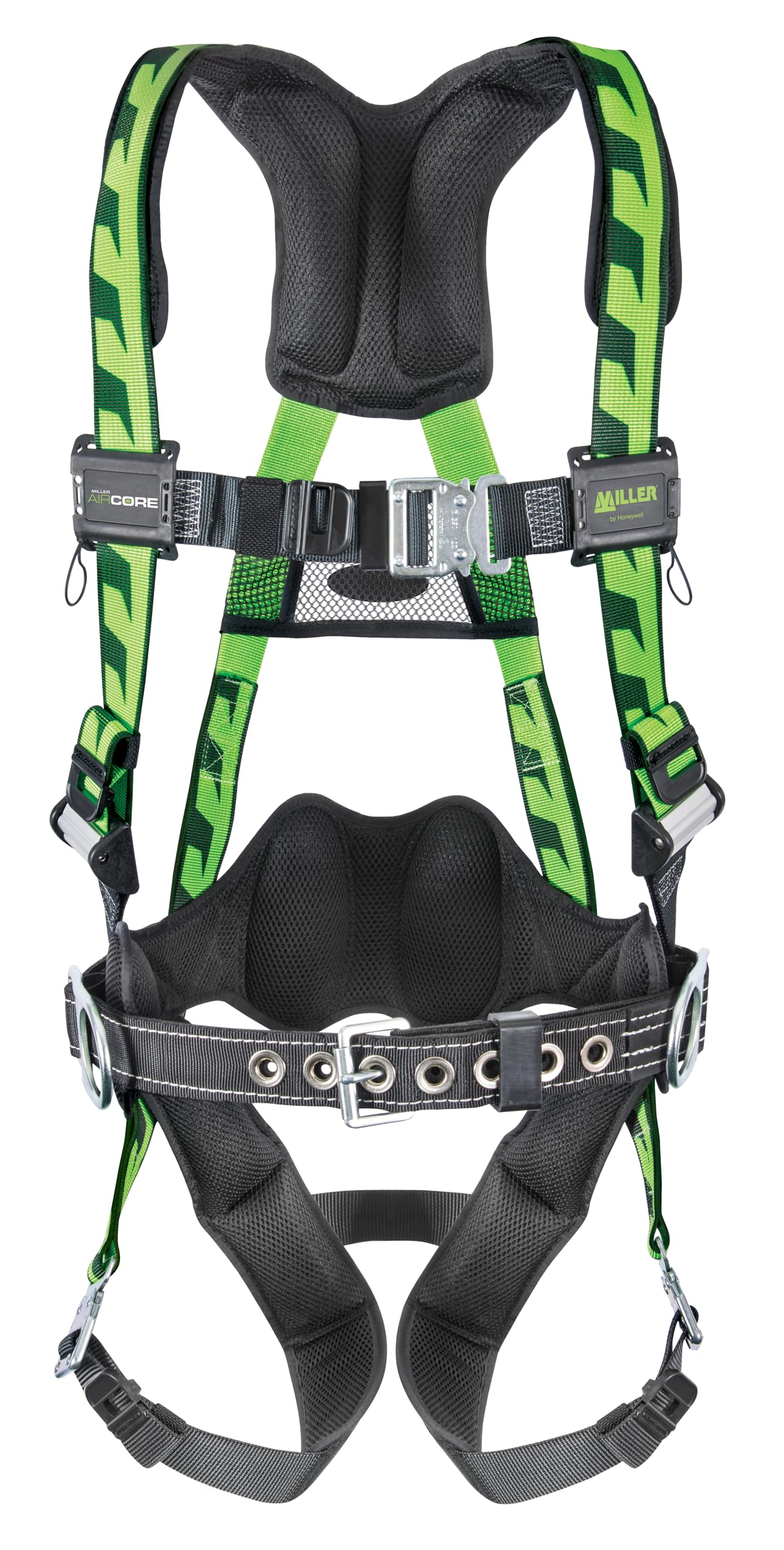 Miller by Honeywell Titan by Honeywell AC-QC-BDP/UGN AirCore Full Body Harness, Large/X-Large, Green