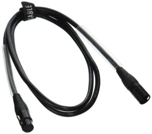 adj products ac5pdmx5pro 5 foot, 5 pin, pro, dmx cable. pvc jacke