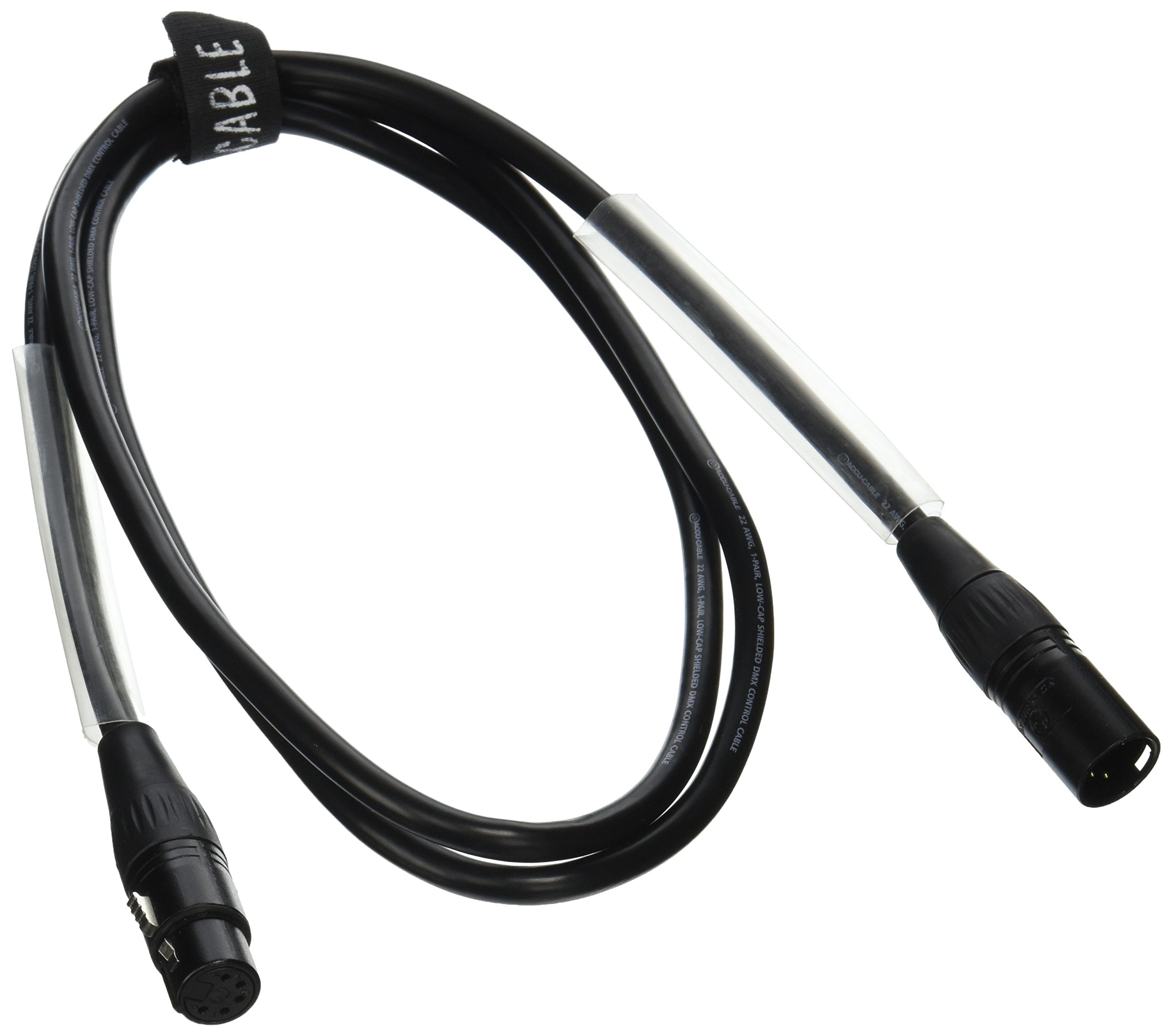 ADJ Products AC5PDMX5PRO 5 FOOT, 5 PIN, PRO, DMX CABLE. PVC JACKE