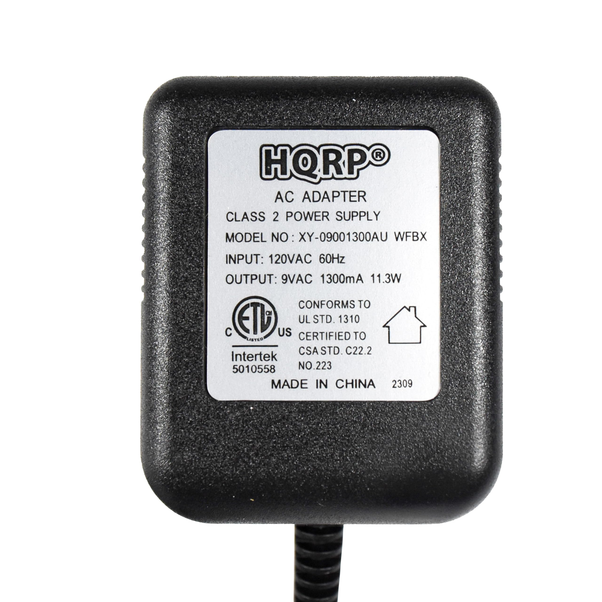 HQRP AC Adapter Compatible with DigiTech Genesis 1 / JamMan Looper/Talker/VOC WSEX/SDRUM Guitar Multi Effects Pedals, Power Supply Cord