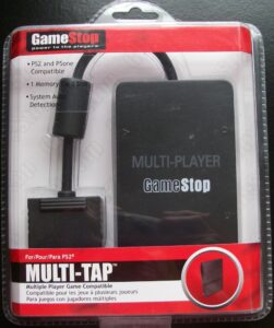 gamestop multi-tap multiple player game ps2 psone compatible