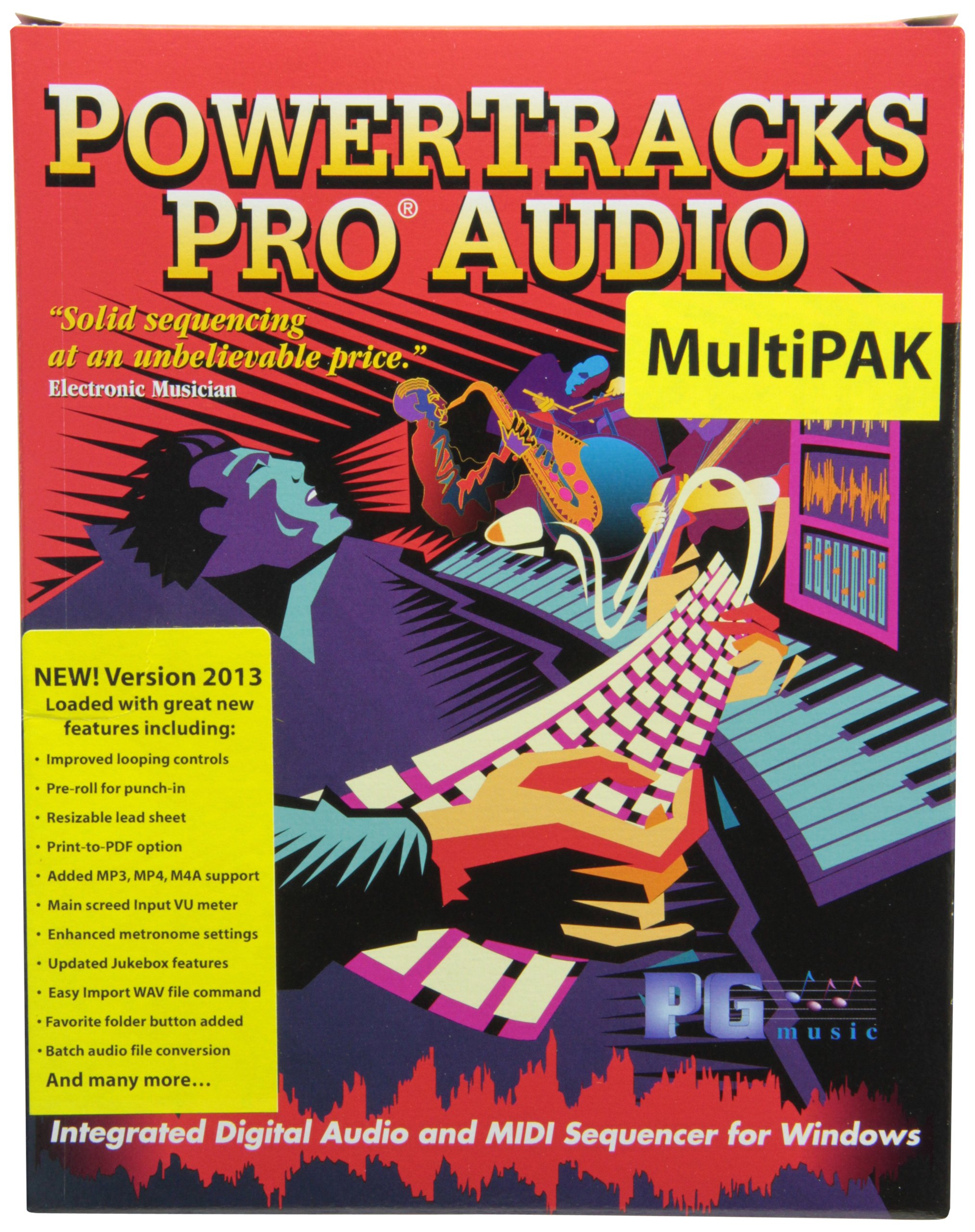 PG Music PowerTracks Pro Audio MultiPAK 2013