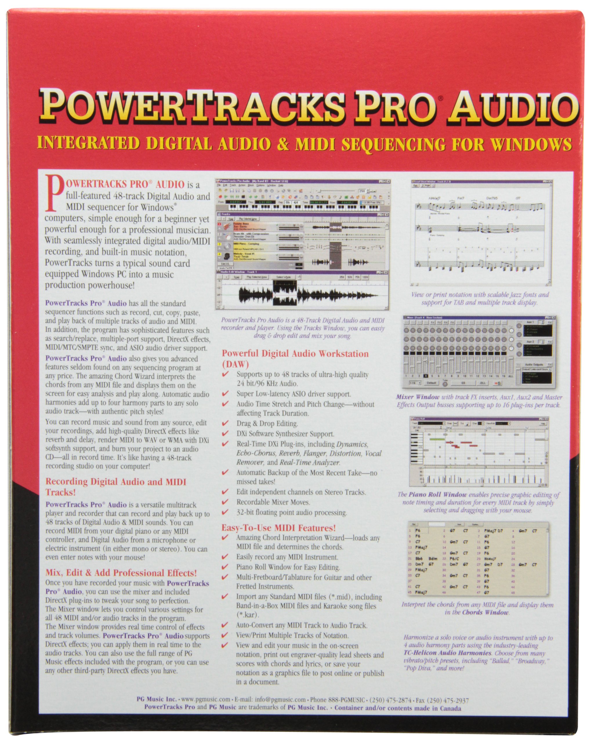 PG Music PowerTracks Pro Audio MultiPAK 2013