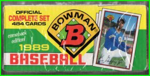 1989 bowman baseballl factory set (484 cards)