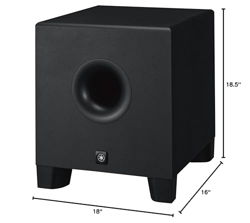 Yamaha HS8 Studio Subwoofer,Black