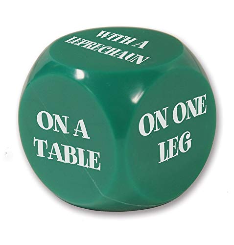 Beistle 30426 St. Patrick Decision Dice Game, 2 Dices Per Game