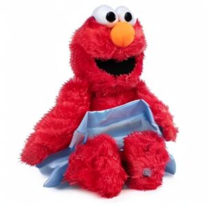 GUND Sesame Sesame Street Official Peek-a-Boo Elmo Animated Muppet Plush, Premium Plush Sensory Toy for Ages 18 Months & Up, Red/Blue, 15”