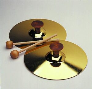 music treasures 7" cymbals w/mallets